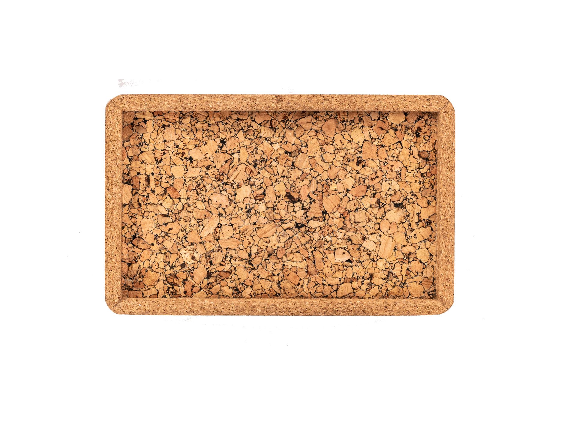 Plateau QUERCO liège rectangulaire 22.5x14.5x1.5 cm - grain/2111 ...