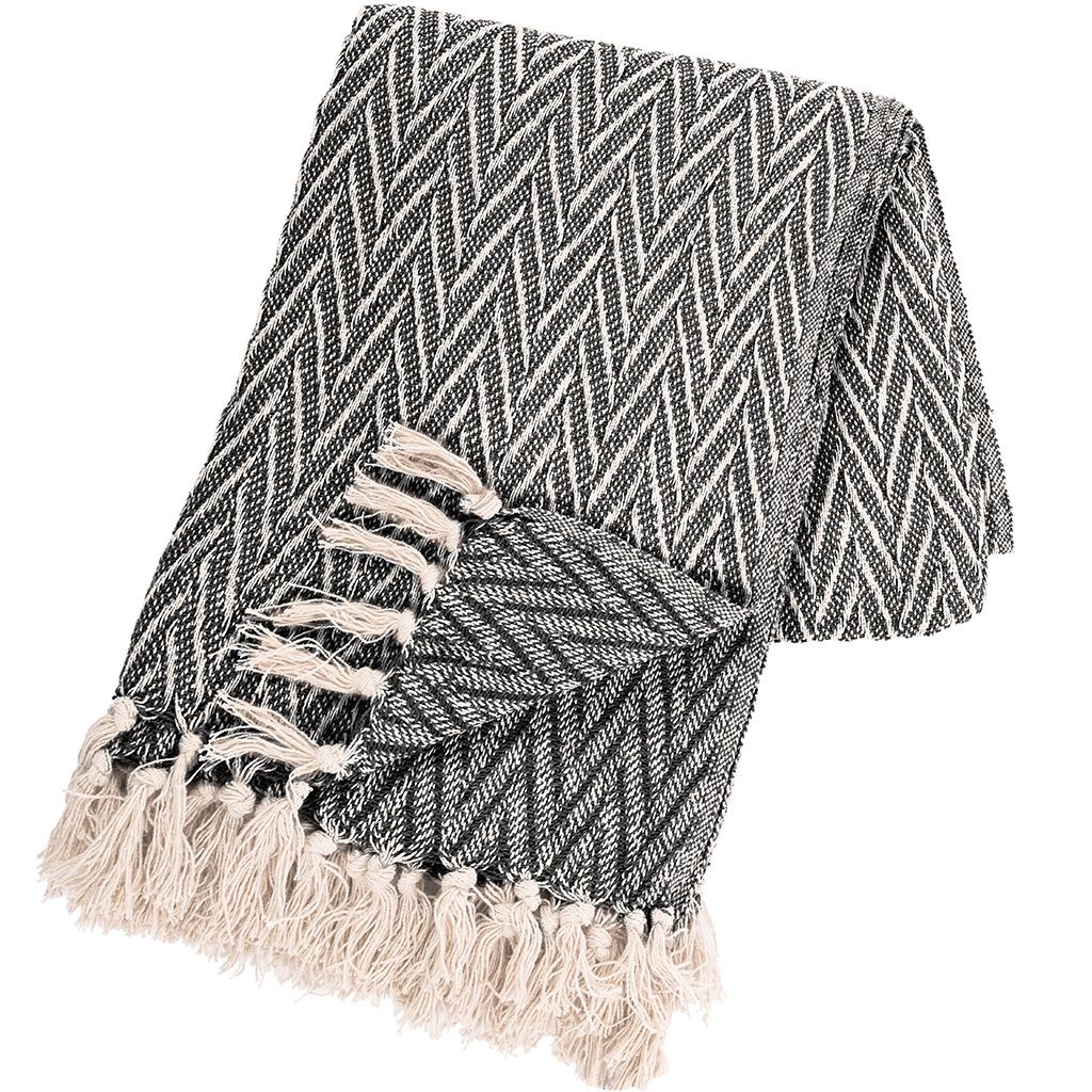 Plaid Alpana 130x170 cm - Black